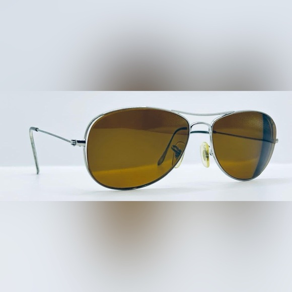 Ray-Ban | Accessories | Ray Ban Cockpit Silver Oval Sunglasses Frames ...